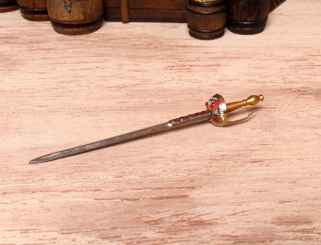 Miniature Sword for Your Dollhouse 23 - Etsy