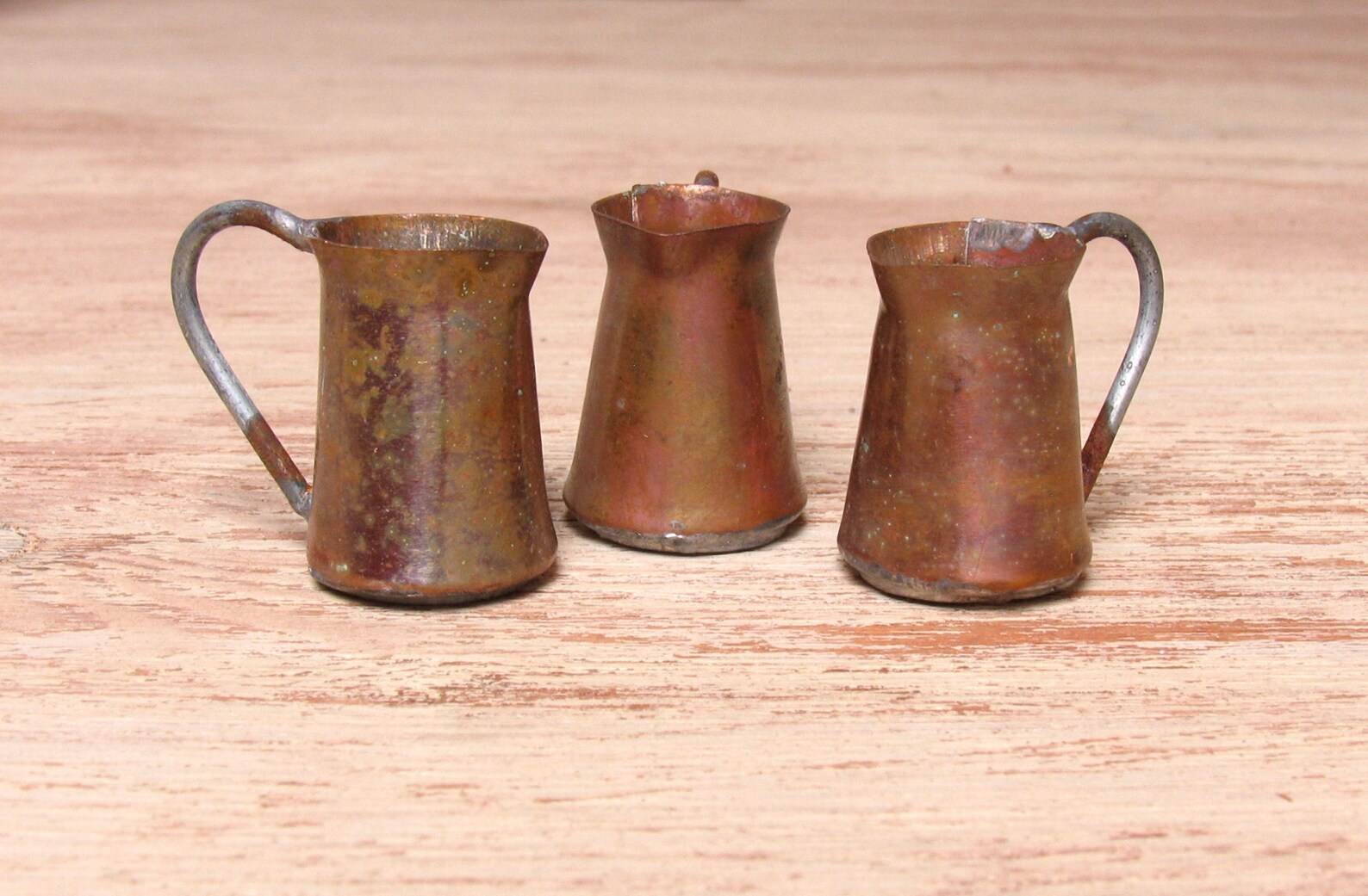 Rustic Miniature Copper Pot for Your Dollhouse Garden - Etsy