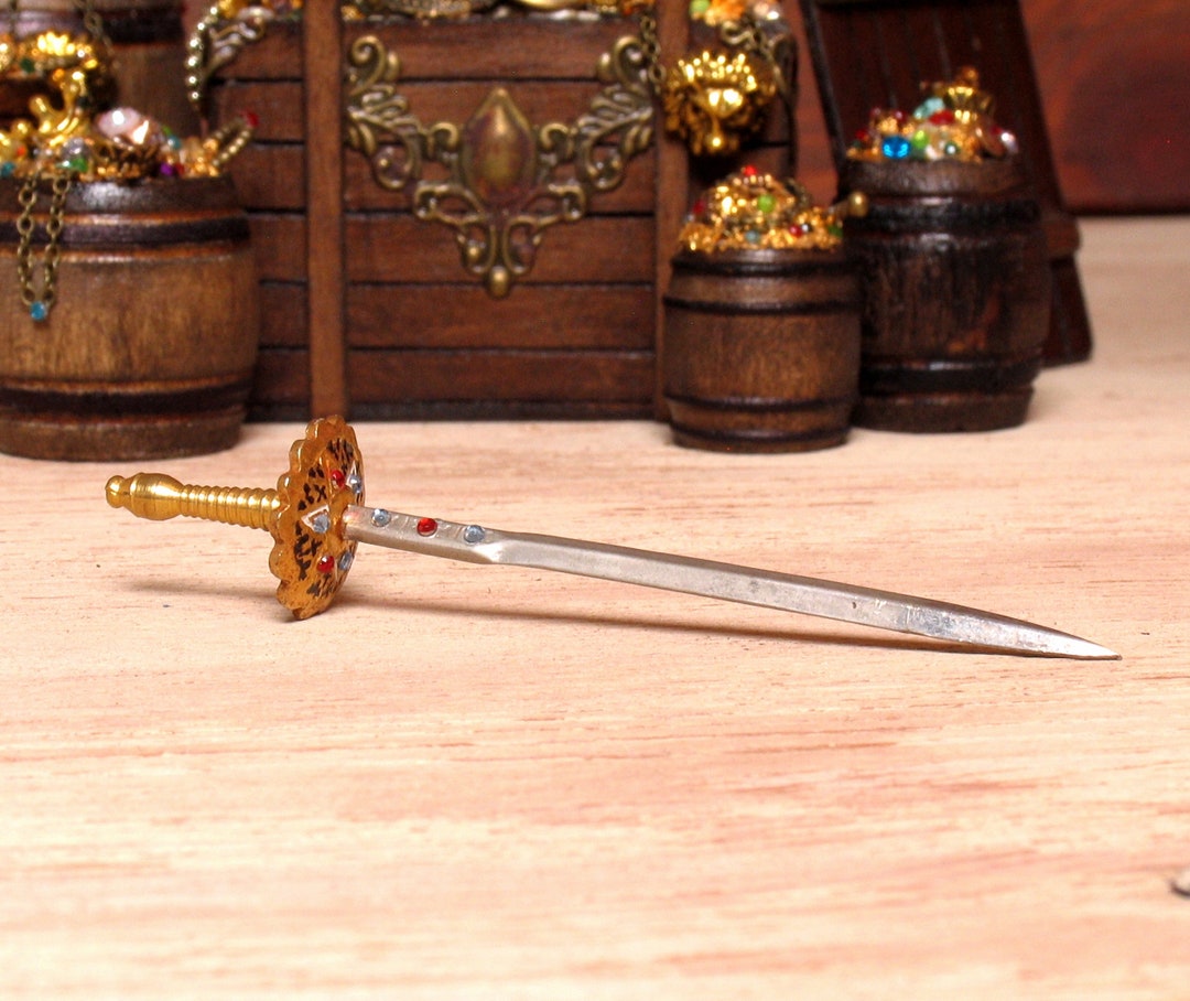 Miniature Sword for Your Dollhouse 34 - Etsy