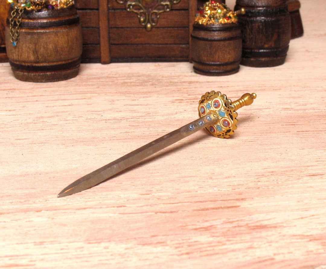 Miniature Sword for Your Dollhouse 30 - Etsy