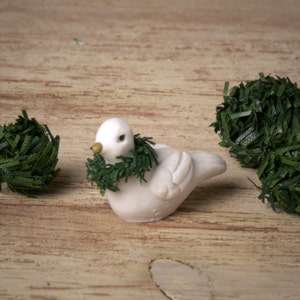 Cute Miniature Dove for Your Dollhouse - Etsy
