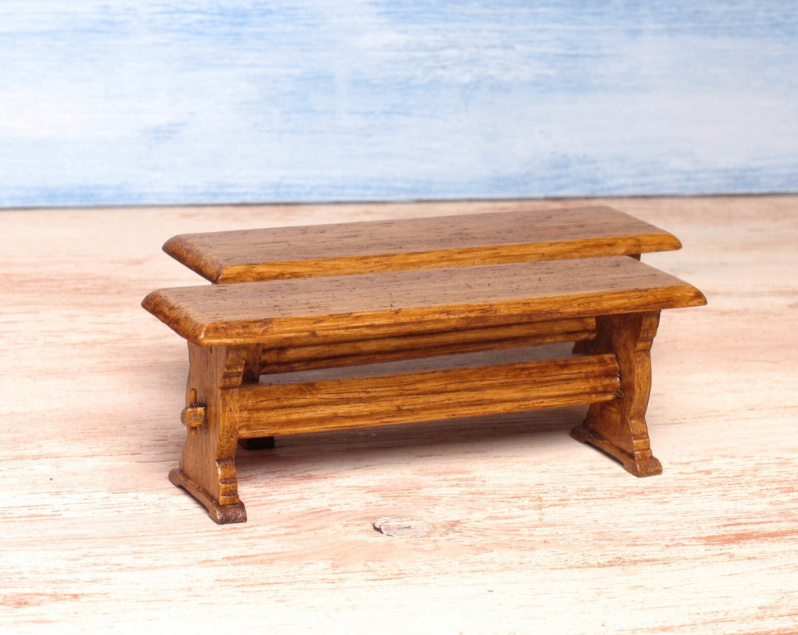 Miniature Kitchen Bench for Your Dollhouse - Etsy