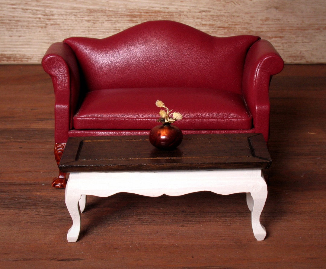 Rustic Miniature Coffee Table for Your Dollhouse - Etsy