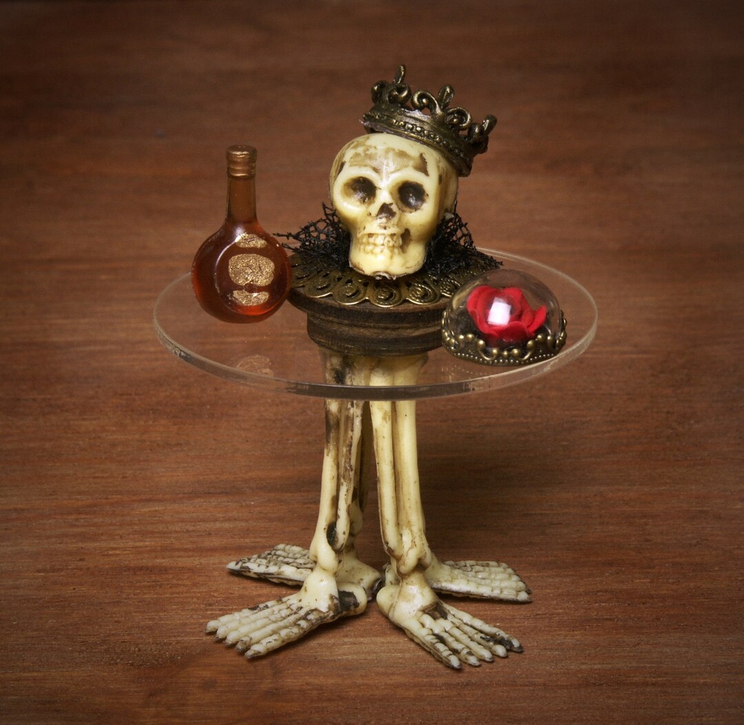 Creepy Miniature Side Table for Your Dollhouse - Etsy