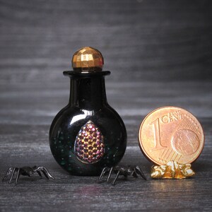 Black Magical Miniature Bottle - Etsy