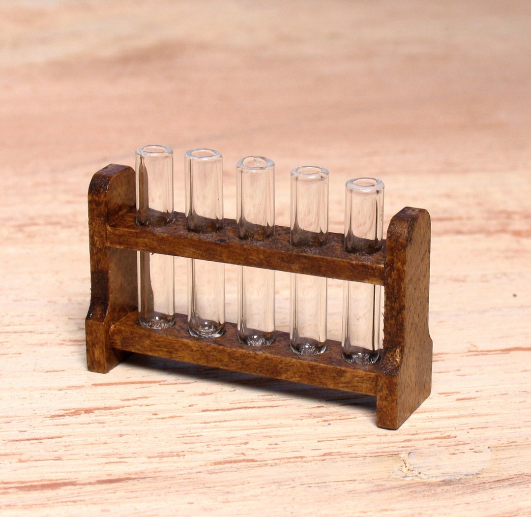 Miniature Test Tubes in Stand for Your Dollhouse - Etsy