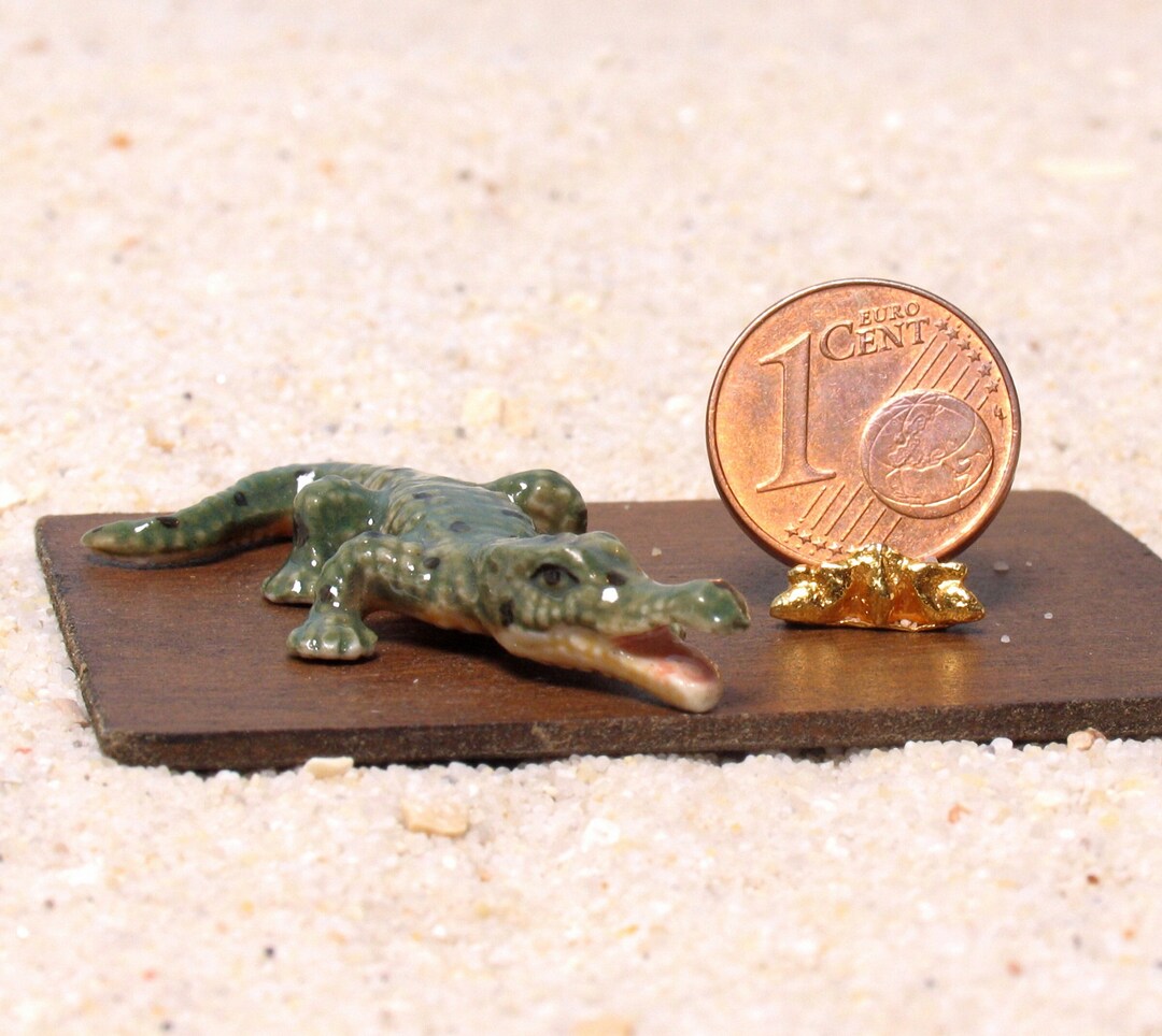 Miniature Crocodile 4 for Your Dollhouse - Etsy