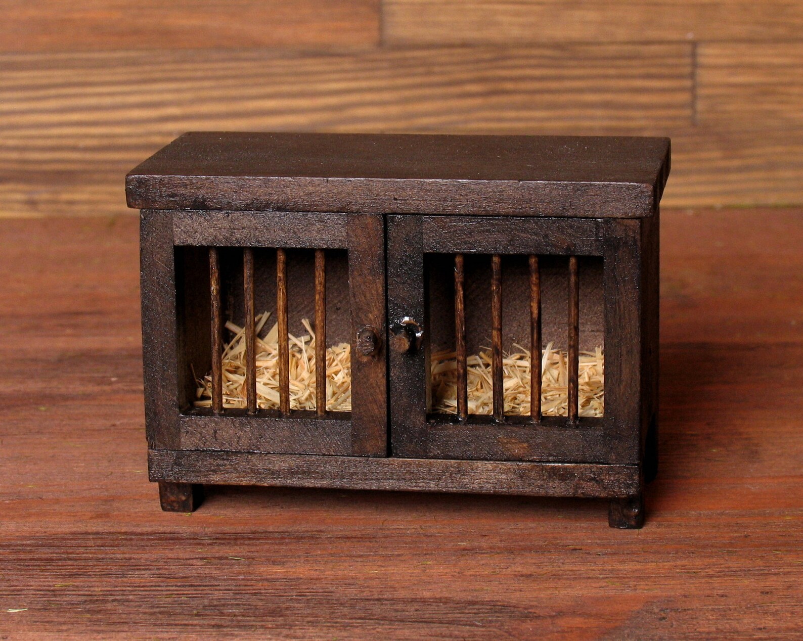 Miniature Rabbit Hutch / Henhouse for Your Dollhouse - Etsy