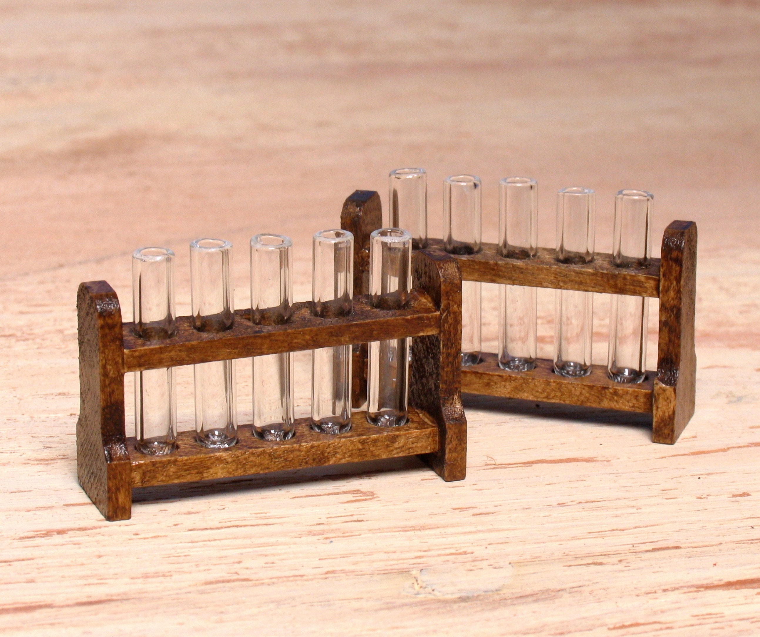 Miniature Test Tubes in Stand for Your Dollhouse | Etsy