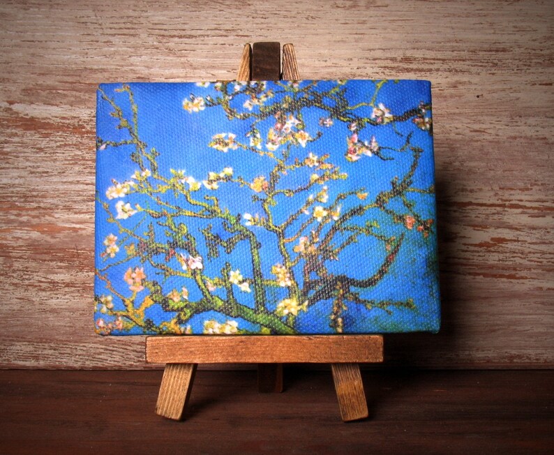 Miniature Van Gogh blossoming Almond Tree Branches | Etsy