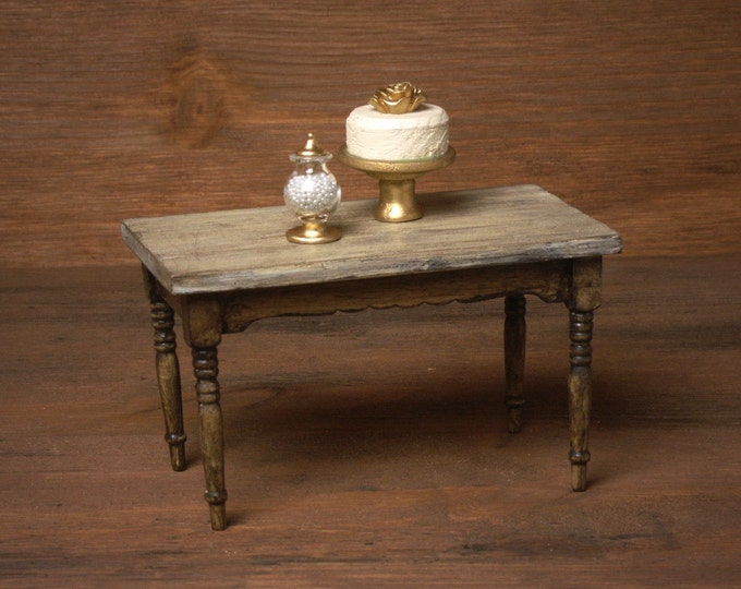 Miniature Wooden Table for Your Dollhouse - Etsy