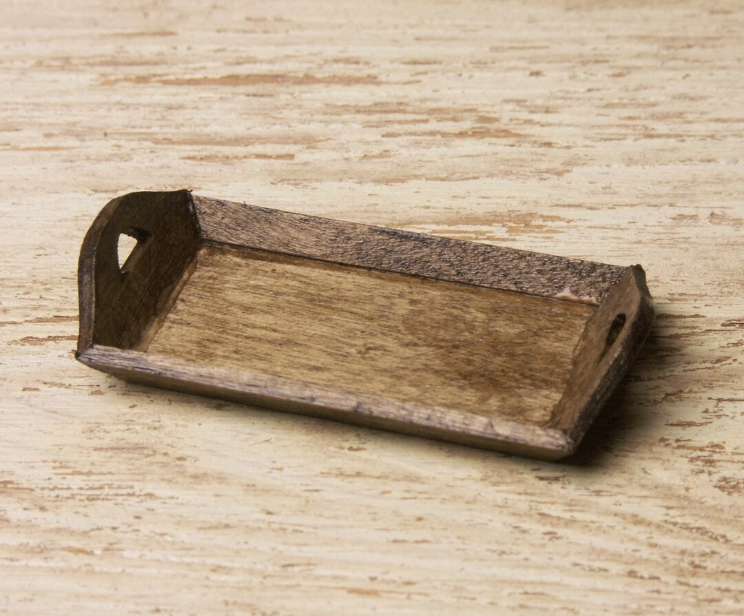 Miniature Wooden Tray for Your Dollhouse - Etsy