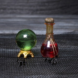 Miniature Glass Bottle With Magic Tincture for Halloween - Etsy