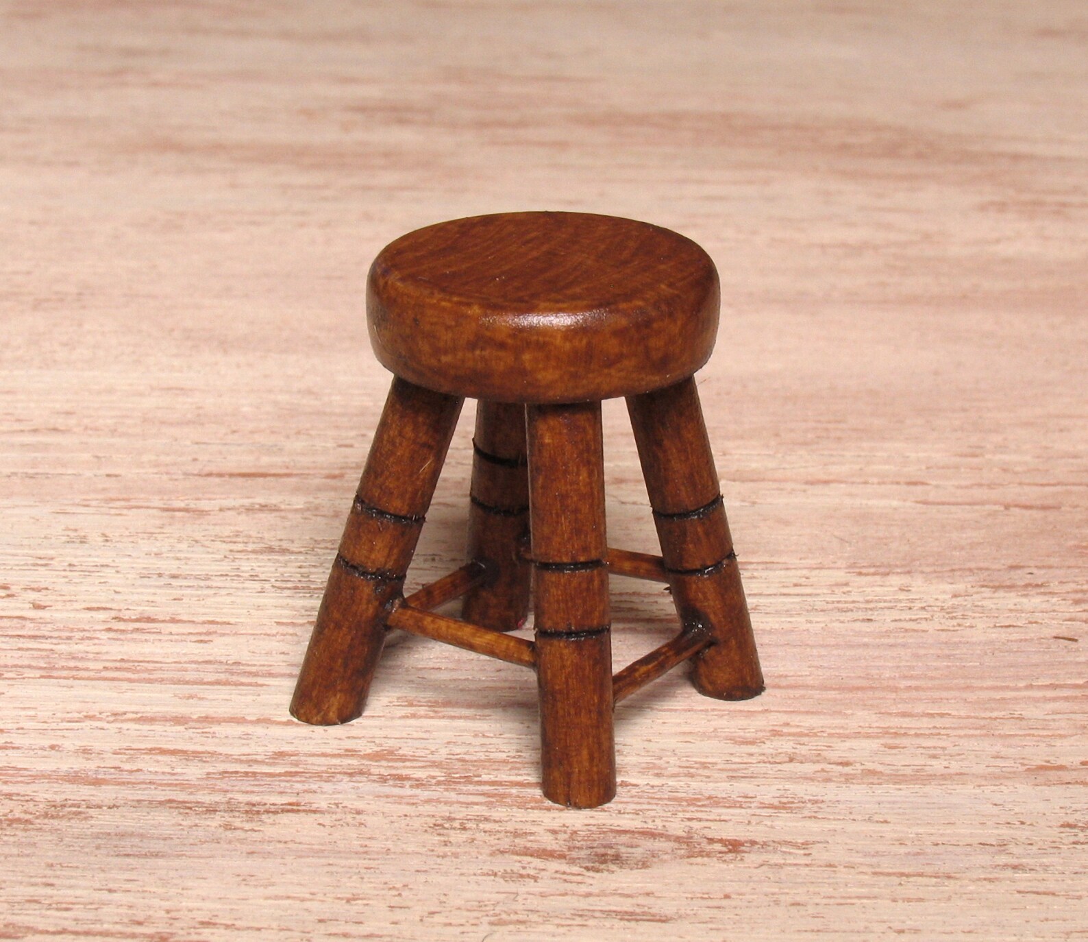 Miniature Wooden Stool for Your Dollhouse - Etsy
