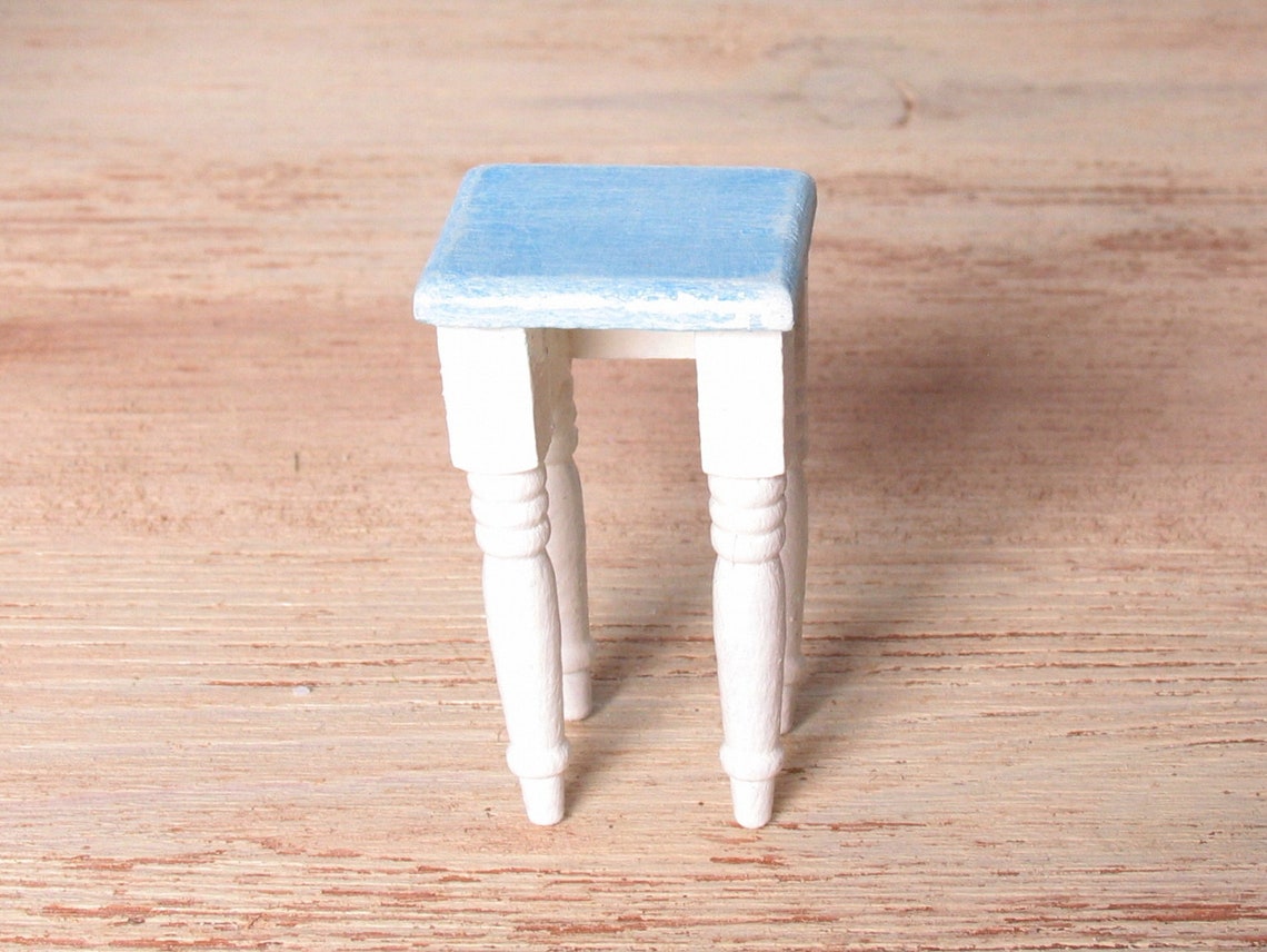Shabby Chic Miniature Side Table Set for Your Dollhouse - Etsy