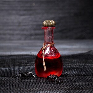 Miniature Glass Bottle With Magic Tincture for Halloween - Etsy