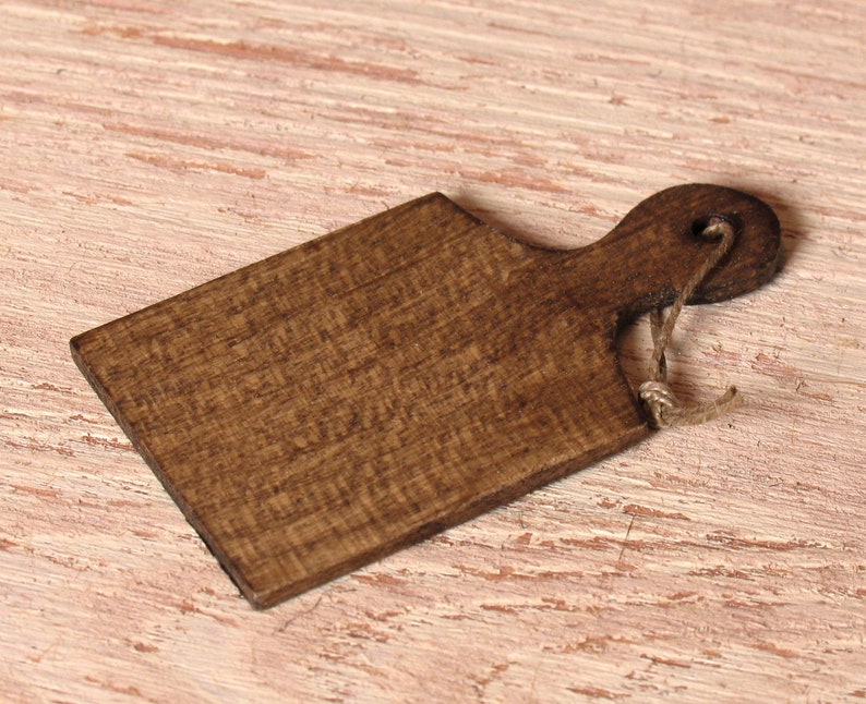 Rustic Miniature Cutting Board for Your Dollhouse Kitchen | Etsy