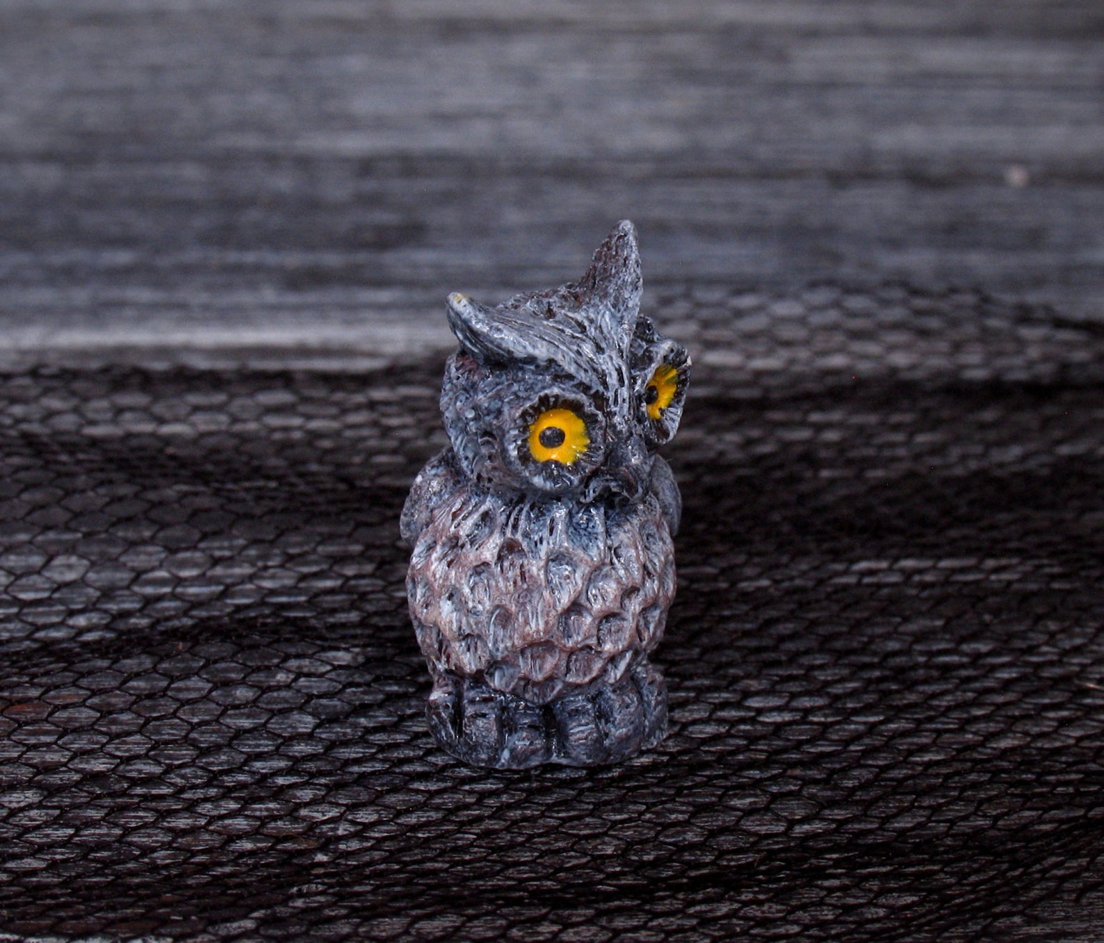 Miniature Owl for Your Dollhouse - Etsy