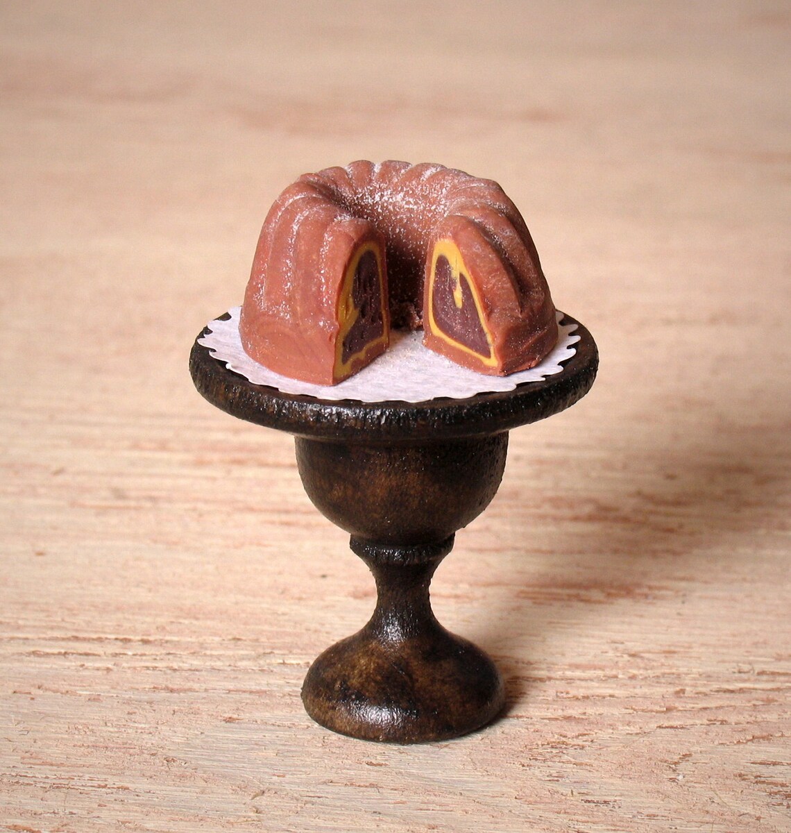 Rustic Miniature Cake Stand for Your Dollhouse | Etsy