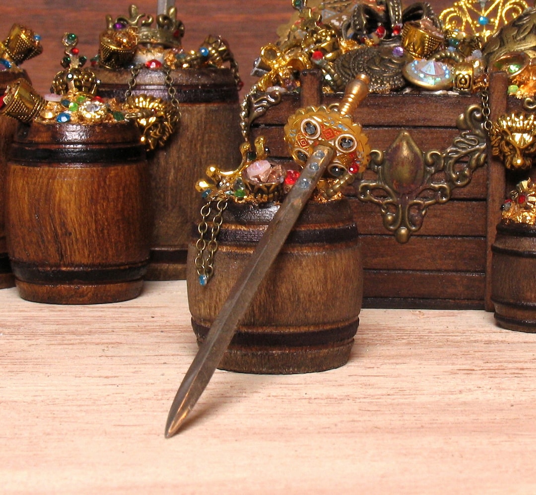 Miniature Sword for Your Dollhouse 20 - Etsy