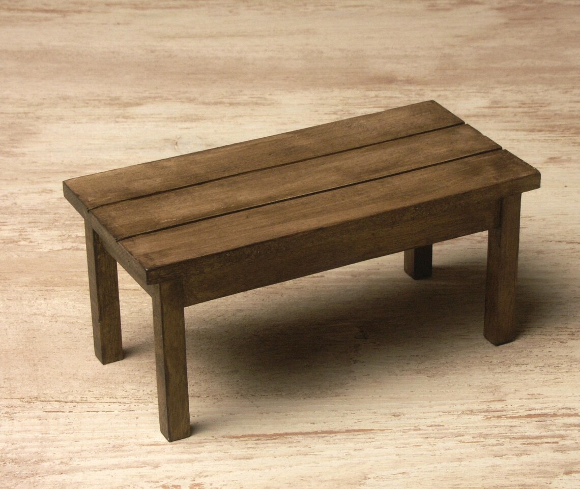 Miniature Garden Table for Your Dollhouse | Etsy