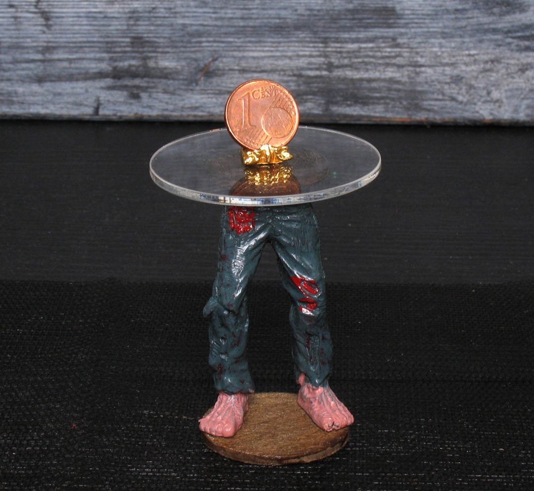 Spooky Miniature Zombie Side Table for Halloween - Etsy
