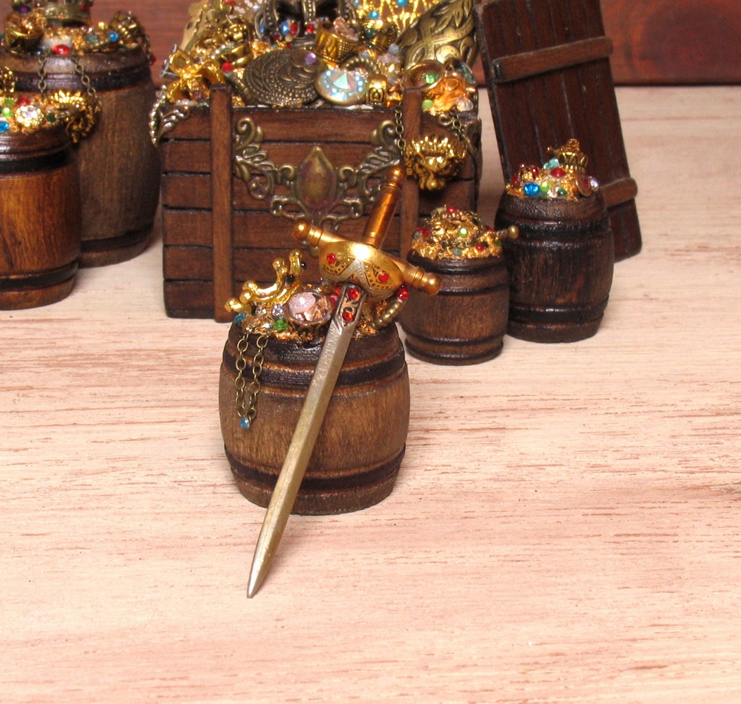 Miniature Sword for Your Dollhouse 29 - Etsy