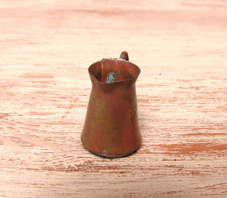 Rustic Miniature Copper Pot for Your Dollhouse Garden | Etsy