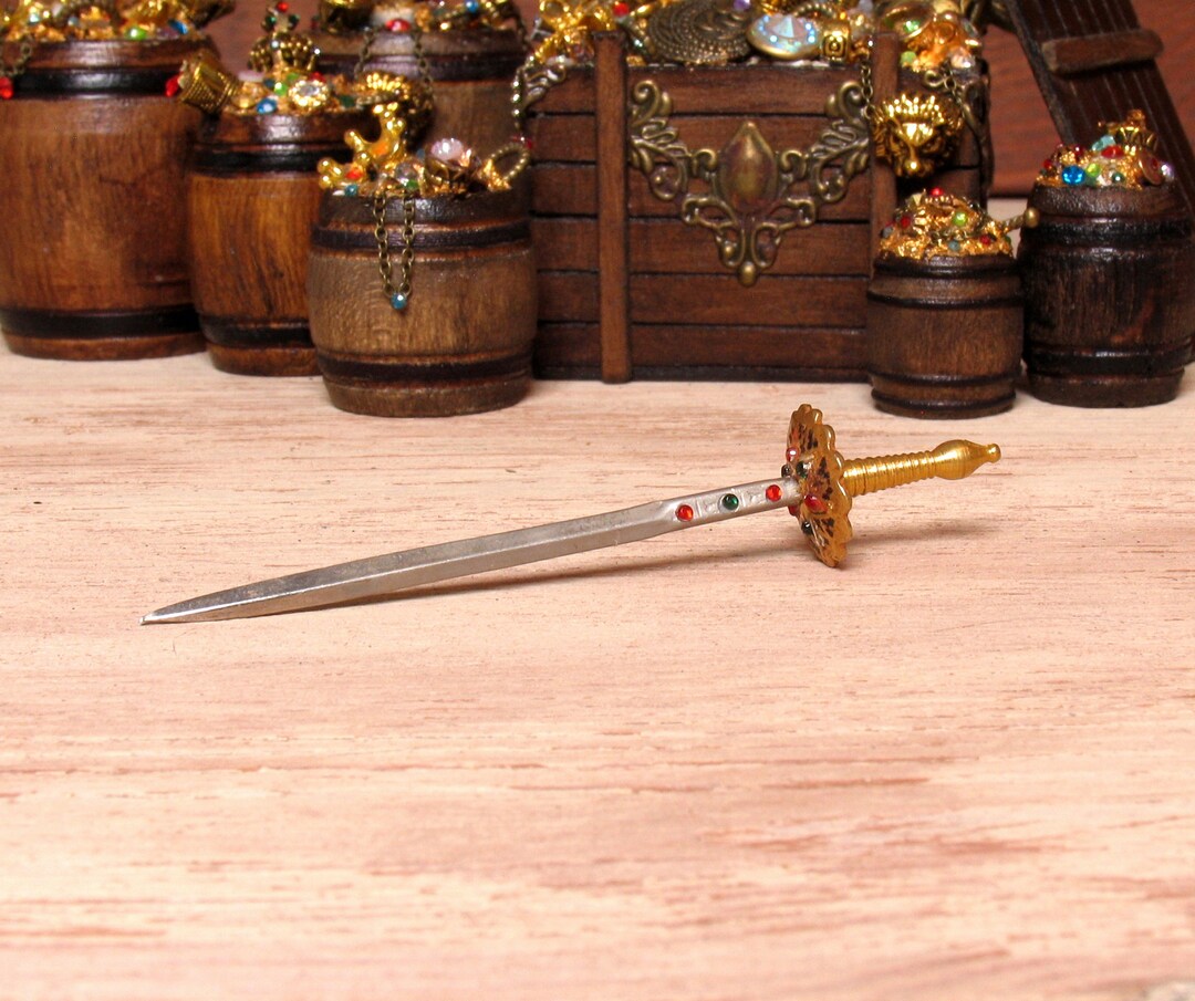 Miniature Sword for Your Dollhouse 24 - Etsy