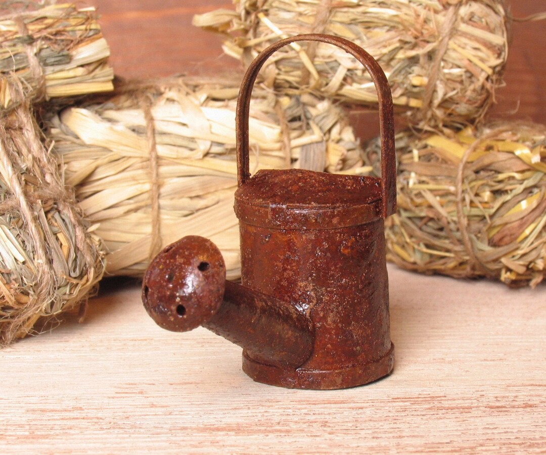 Rustic Rusty Miniature Watering Can in Scale 1:6 - Etsy