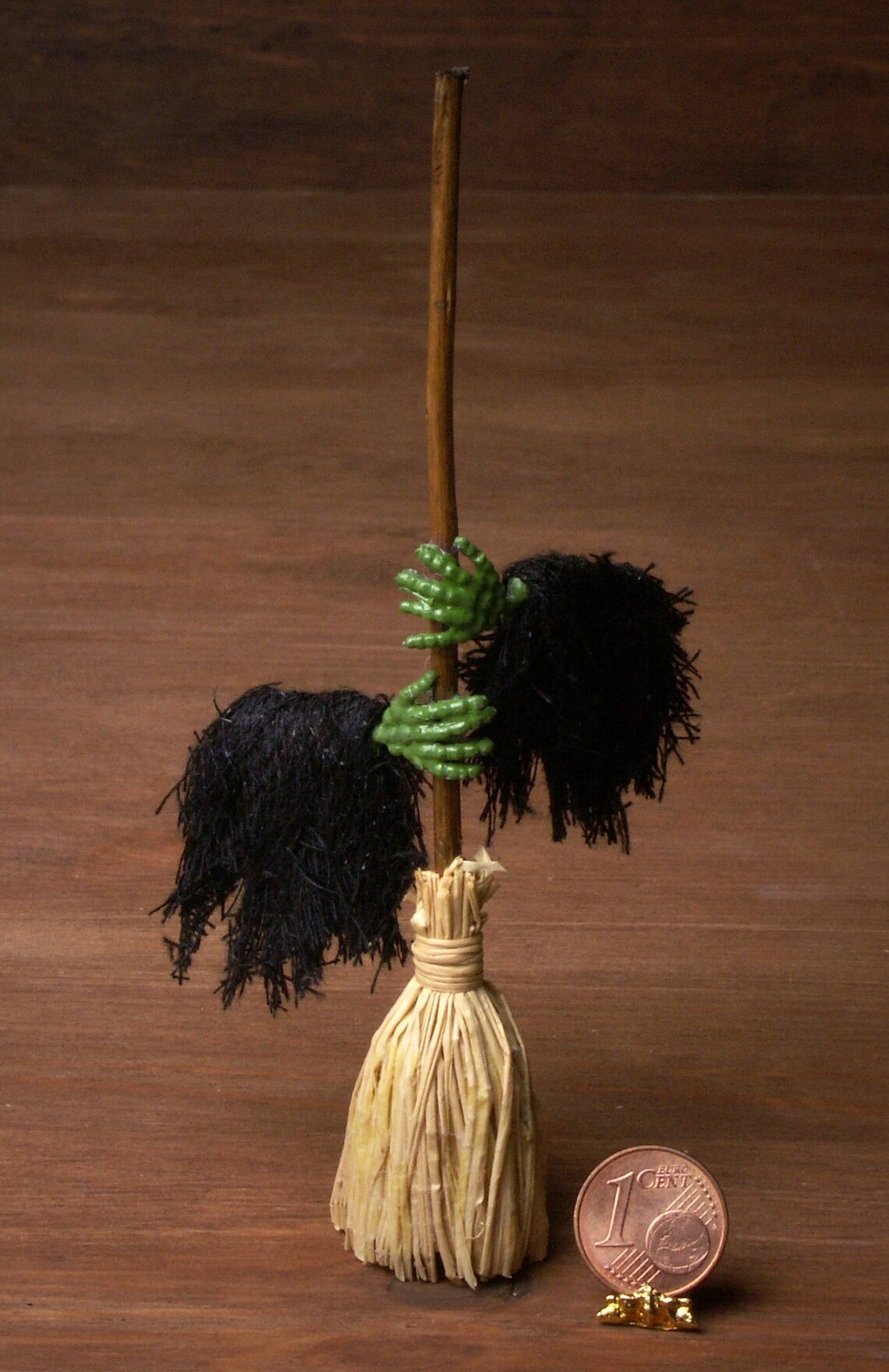 Enchanted Miniature Witch's Broom for Your Dollhouse - Etsy