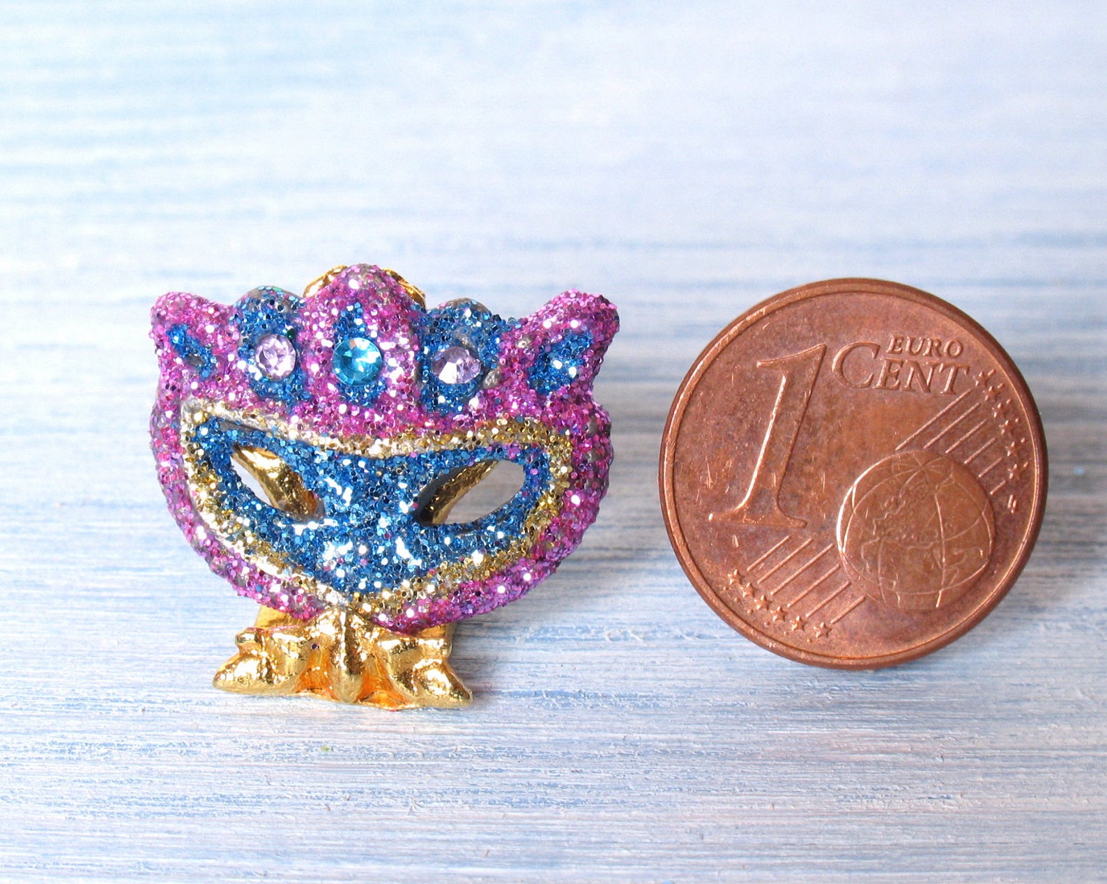 Shimmering Miniature Mask for Your Dollhouseparty - Etsy