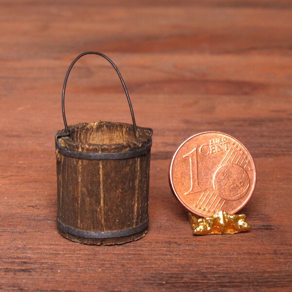 Wooden Bucket Miniature - Etsy