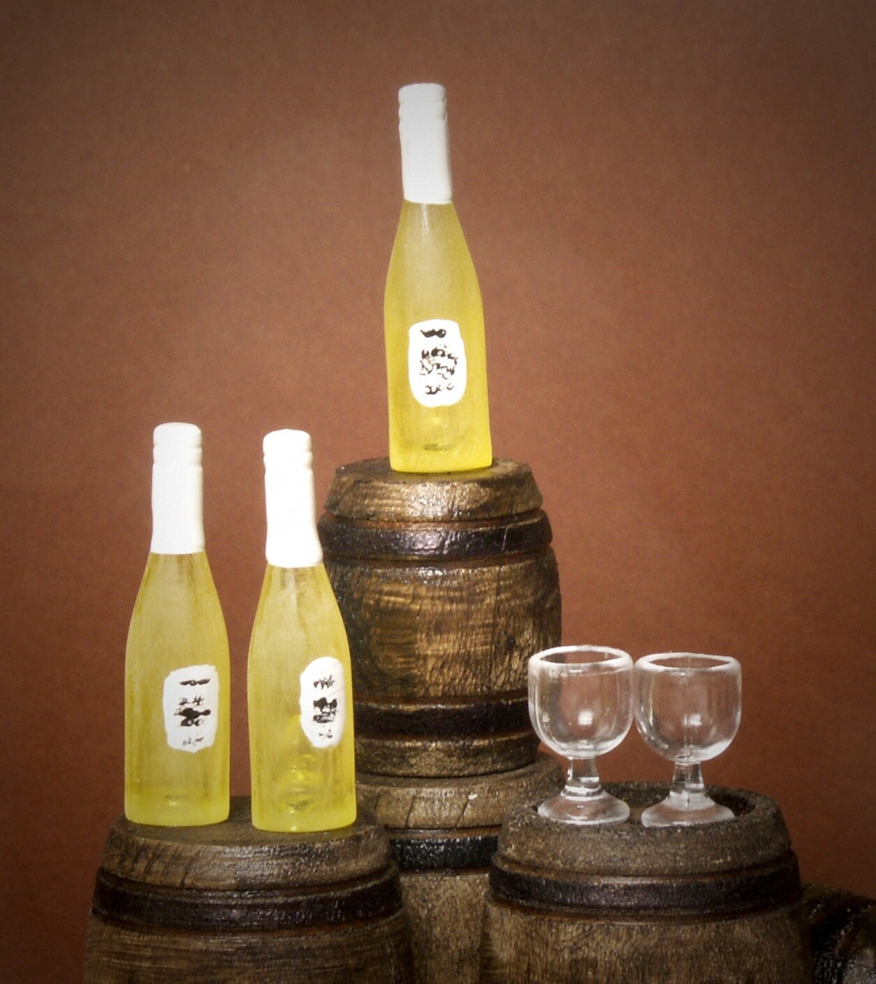 Noble Miniature Bottle of Sparkling Wine for Your Dollhouse - Etsy