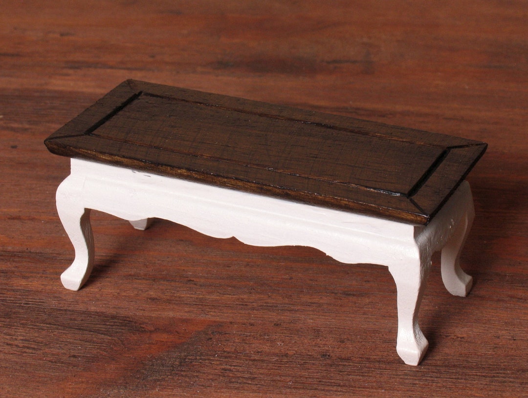 Rustic Miniature Coffee Table for Your Dollhouse - Etsy