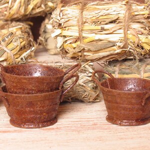 Rustic Rusty Miniature Metal Tub for Your Dollhouse Garden - Etsy