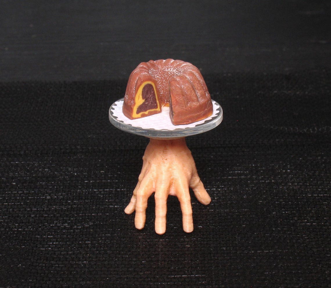 Spooky Miniature Cake Stand for Halloween - Etsy