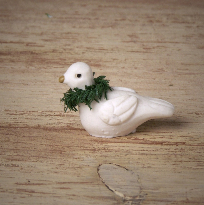 Cute Miniature Dove for Your Dollhouse | Etsy
