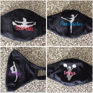 Custom Personalized Bling Cheer Dance Gymnastics Figure Skating Face ...