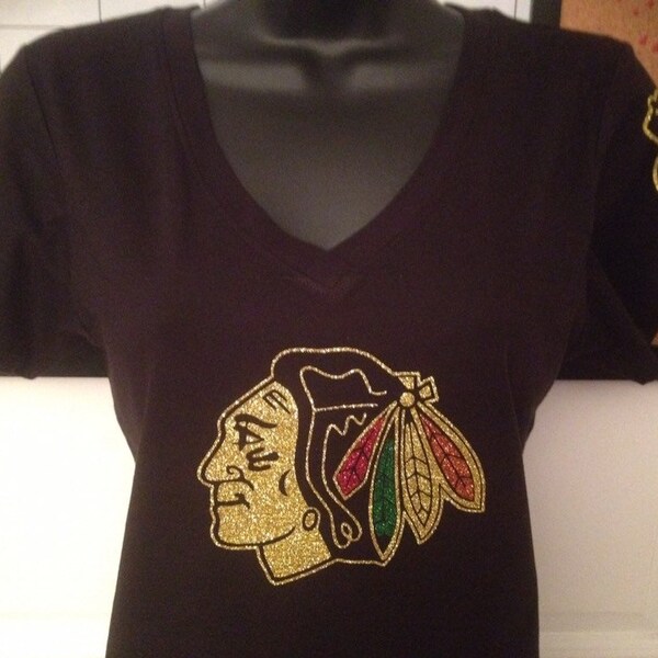 Chicago Blackhawks Shirt - Etsy