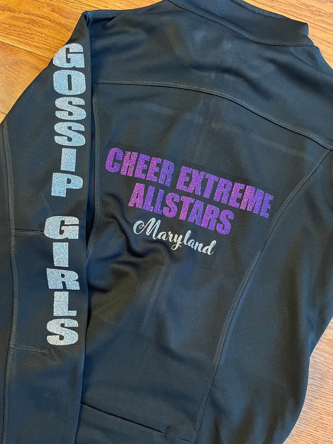Custom Personalized Company Cheer Dance Team Competition Full Zip ...