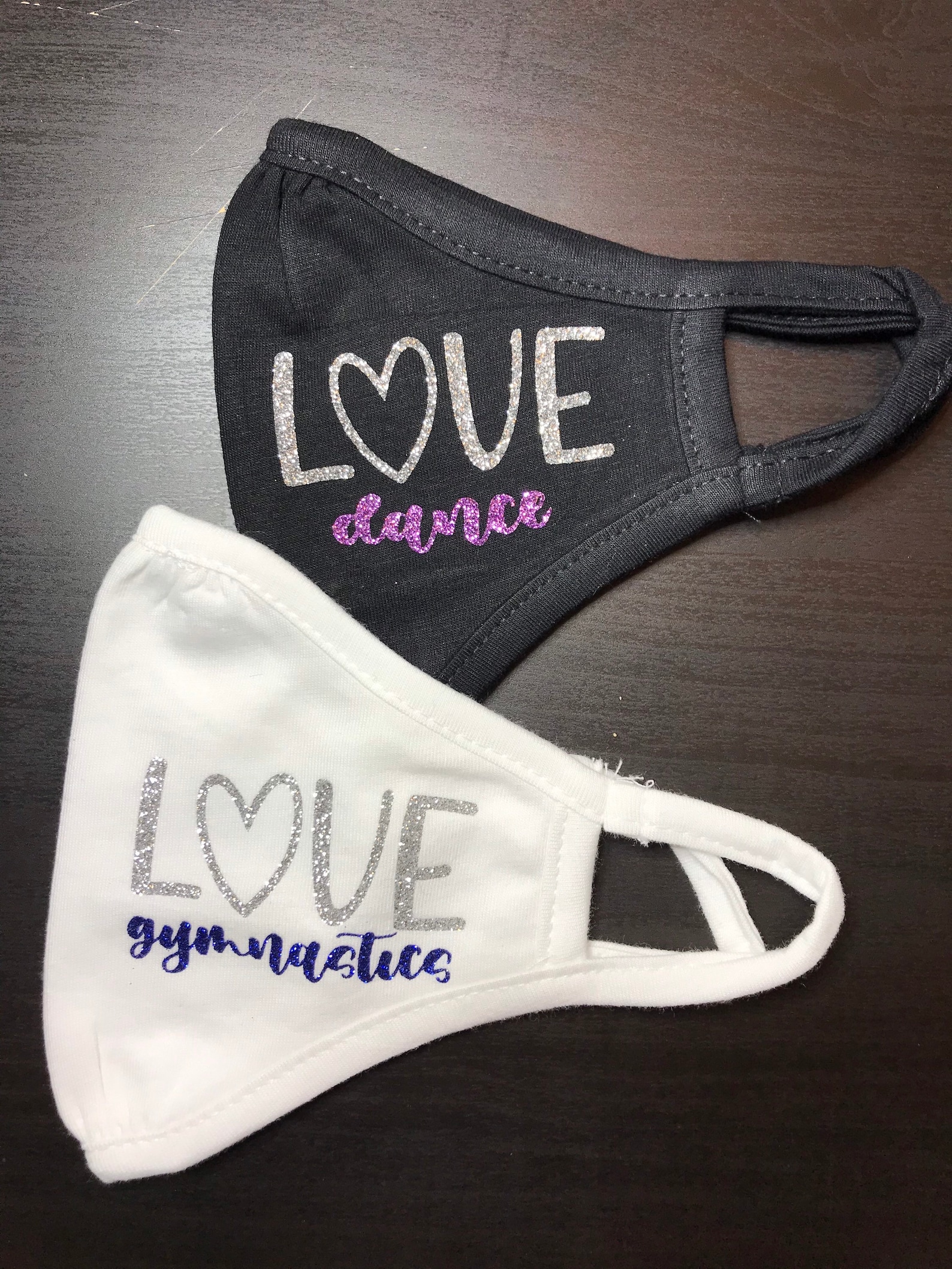 Bling Glitter Dance Ballet Face Mask Facemask ADULT or YOUTH | Etsy