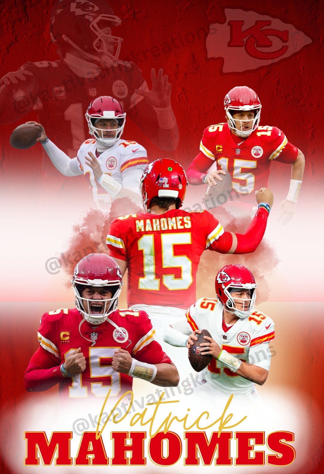 Mahomes Digital Design ONLY: Instant Download - Etsy