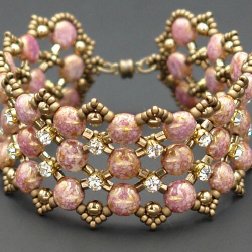 Preciosa Candy Beads Bracelet Tutorial Candy Dots Bracelet - Etsy