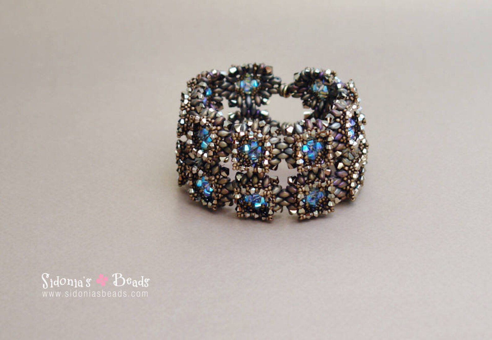 Superduo Bracelet Tutorial Beaded Bracelet Superduo - Etsy