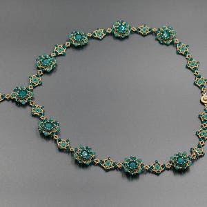 Beading Tutorial - 8mm Swarovski Chatons Necklace Tutorial - Sweet ...