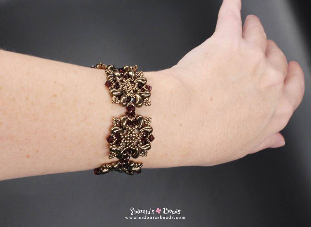Zoliduos Beading Pattern - Bracelet Beading Pattern - Moorish Tiles ...