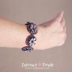 Crescent and Pip Beads Bracelet Tutorial - Water Lilies Bracelet - PDF ...