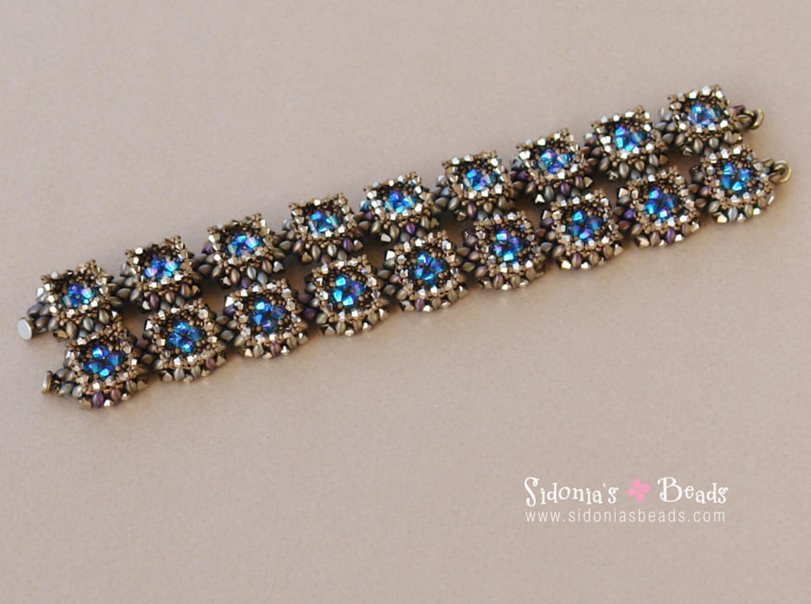 Superduo Bracelet Tutorial Beaded Bracelet Superduo - Etsy