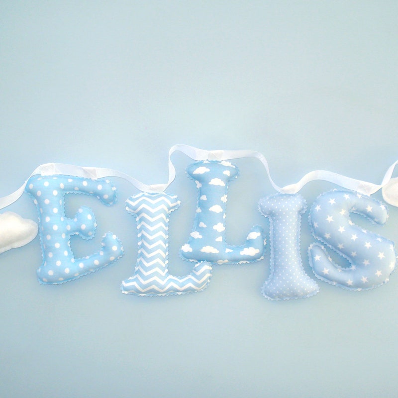 Boy Nursery Letters - Etsy